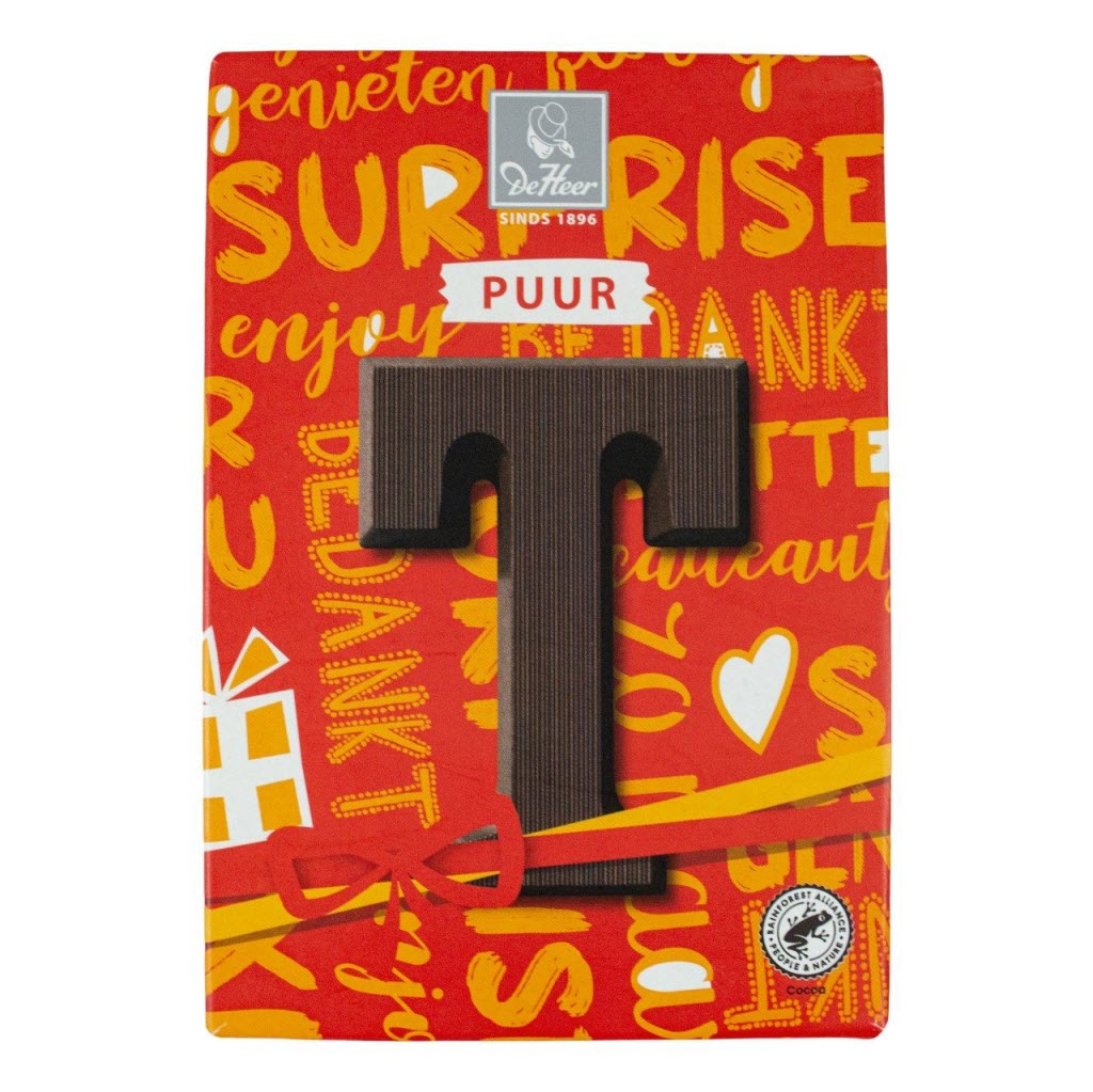 Kleine Chocolade letters