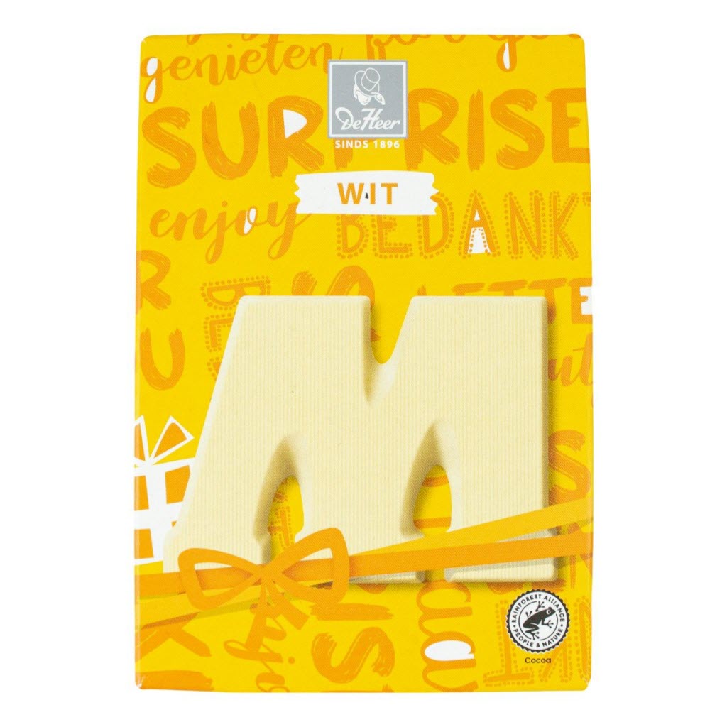 Kleine Chocolade letters