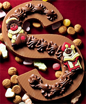 Luxe Chocolade letters met decoratie
