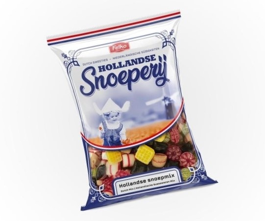 Hollands snoepgoed verpakt in zakjes
